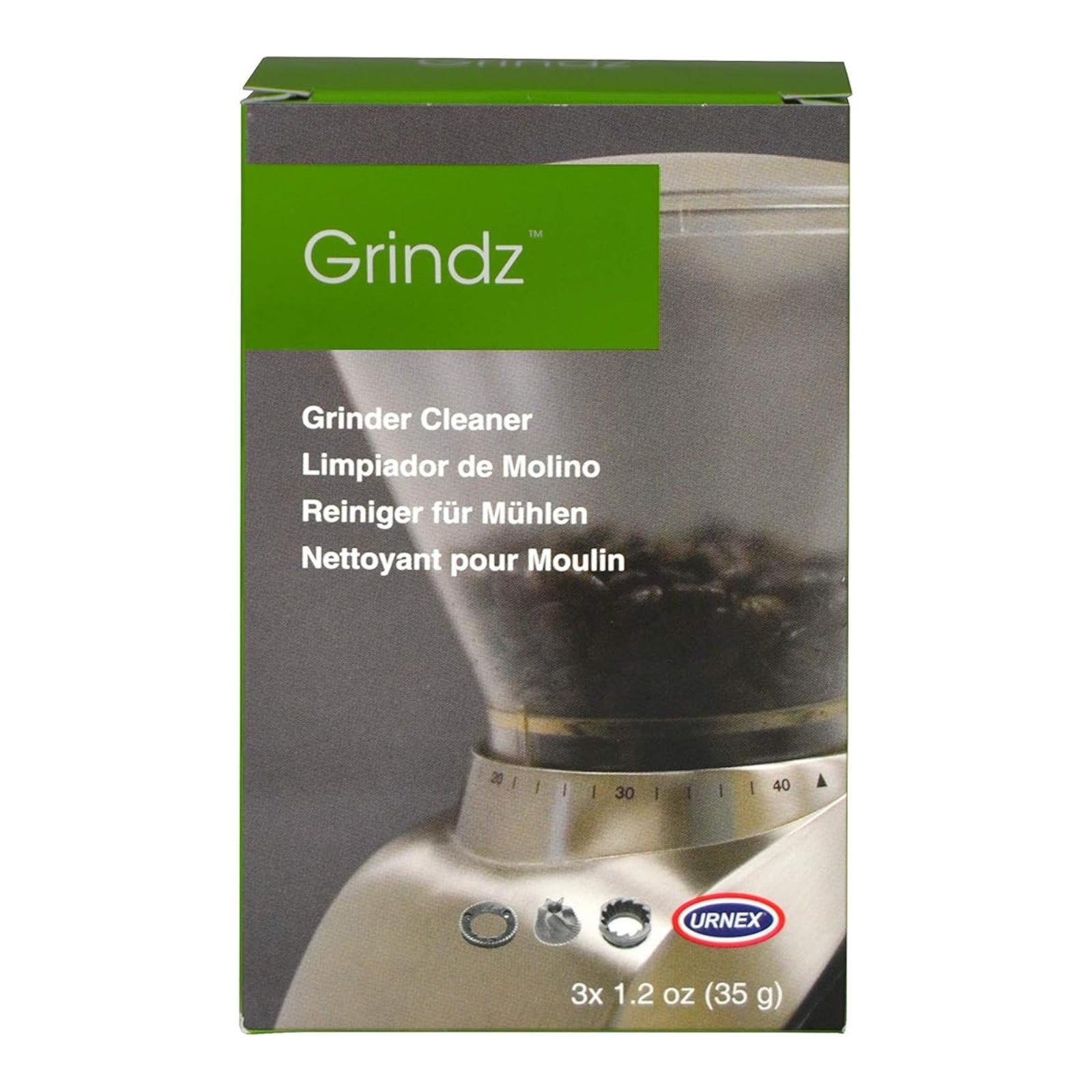 Grindz Coffee Grinder Cleaning Tablets (URN1901) | 3 x 35g | Urnex UK ...