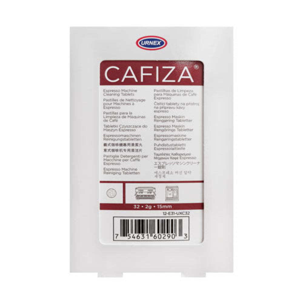 Cafiza E31 Espresso Cleaning Tablets | 32 x 2g (URN0301) | Urnex UK ...